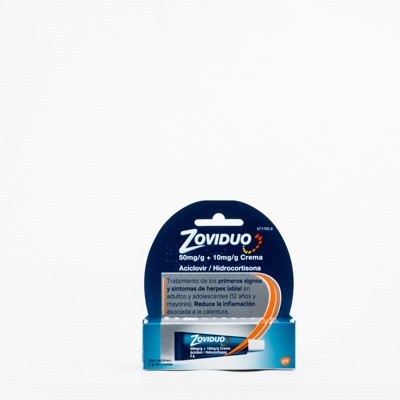 Zoviduo Crema 50mg/g + 10mg/g